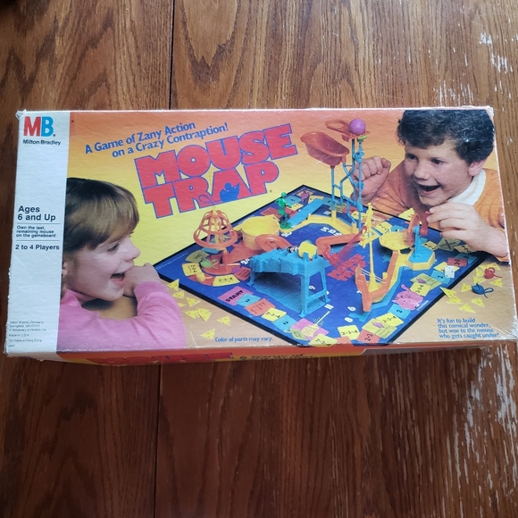 Milton Bradley | Toys | Vintage Milton Bradley Mouse Trap Board Game ...